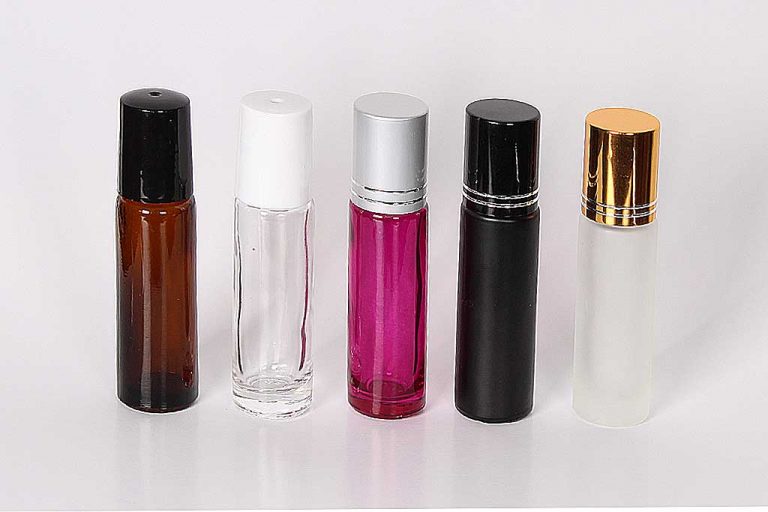 10ml Glass Roll On Containers w/ Ball and Caps 150PCS - Hemkund